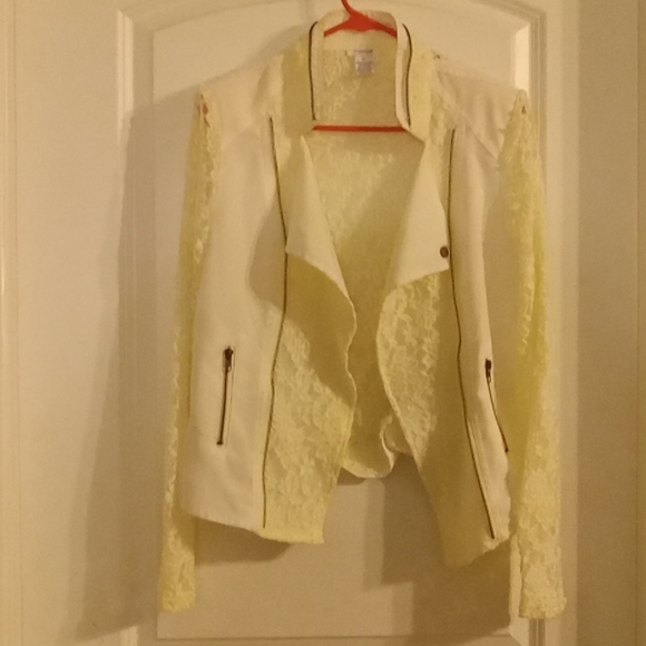 Prototype | Jackets & Coats | Off White Lace Jacket | Poshmark